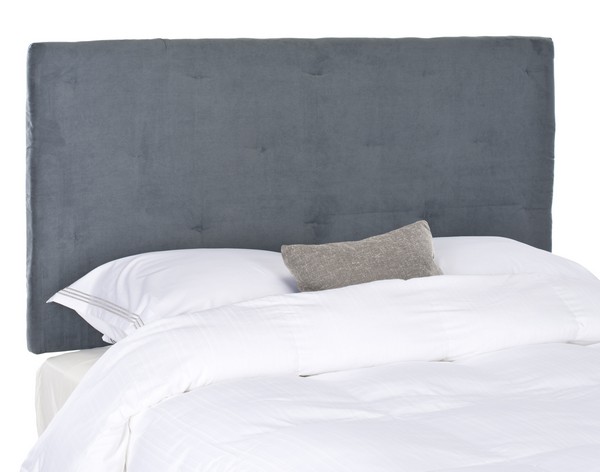 Martin Grey Tufted Headboard Headboards - Furniture by Safavieh