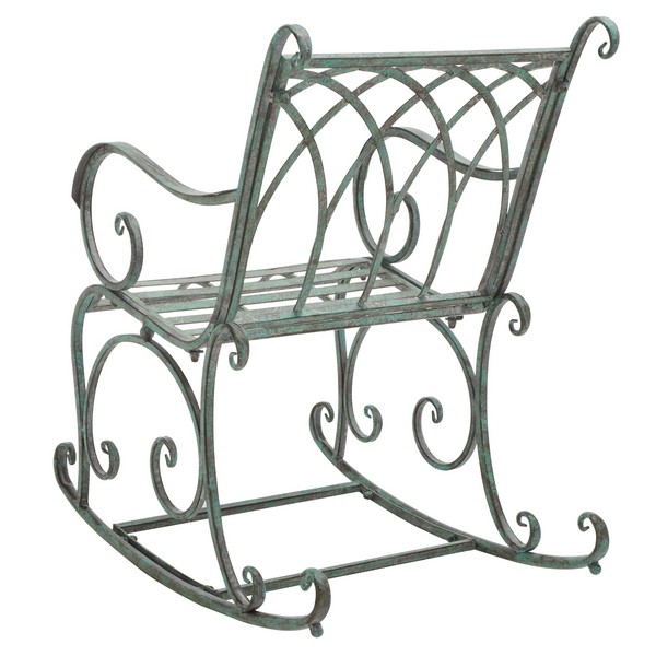 Medrano Outdoor Rocking Chair PAT5030D | Patio Decor - Safavieh