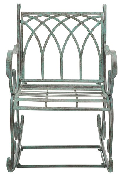 Medrano Outdoor Rocking Chair PAT5030D | Patio Decor - Safavieh