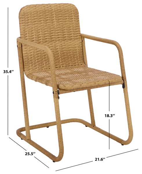 PAT7541A-SET2 Outdoor Dining Chairs - Furniture by Safavieh
