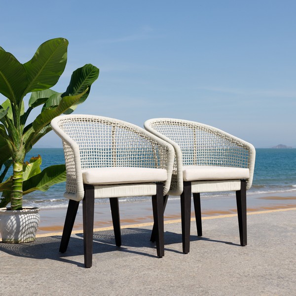 PAT7738B-SET2 Outdoor Dining Chairs - Furniture by Safavieh