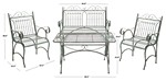 PAT5000D Patio Sets - 4 Piece - Furniture by Safavieh