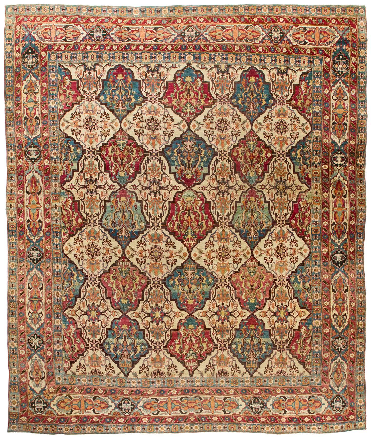 Rug ANT125654 Kerman - Antique Area Rugs by Safavieh