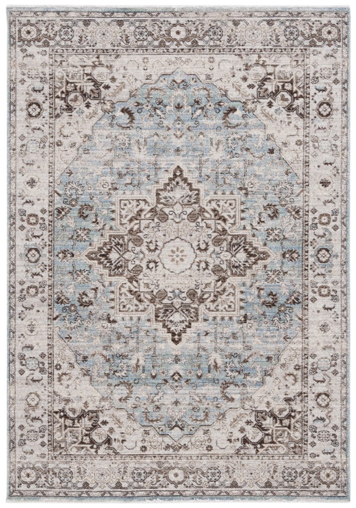 Rug ANP644F - Antique Patina, Bedroom, Dining Room, Home Office, Living ...