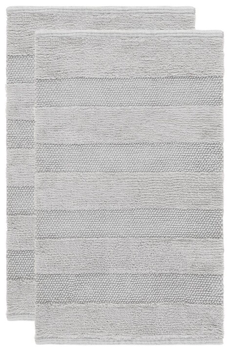 Rug PMB901B - HARPER TEXTURED STRIATED - Bath Mats Area Rugs by Safavieh