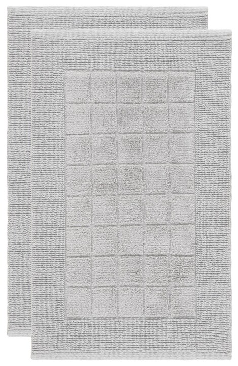 Rug PMB903B -BENNETT BOARDER GRID - Bath Mats Area Rugs by Safavieh