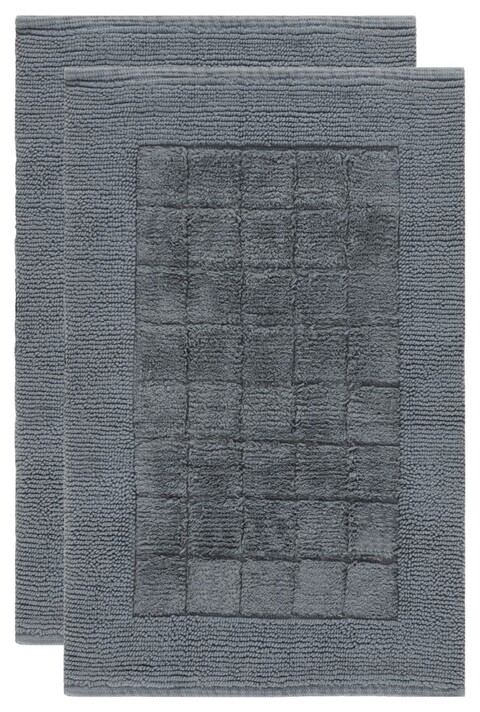 Rug PMB903D - BENNETT BOARDER GRID - Bath Mats Area Rugs by Safavieh