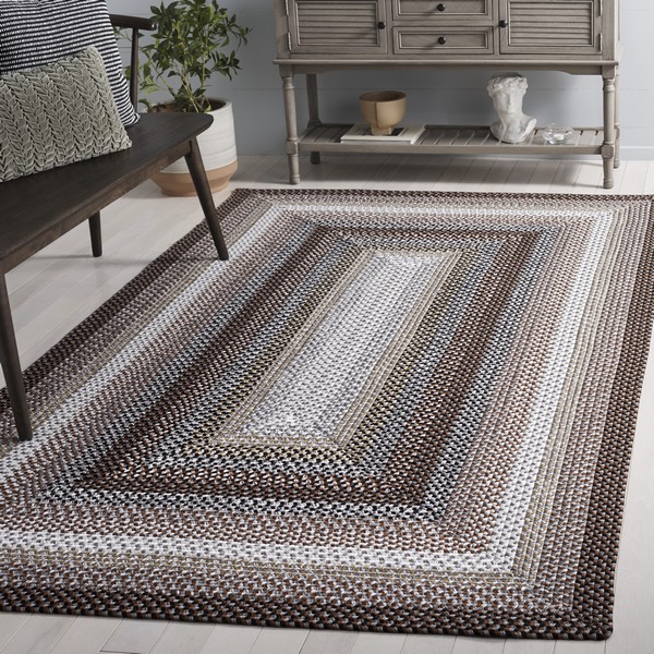 Rug BRD308T - Braided Area Rugs by Safavieh
