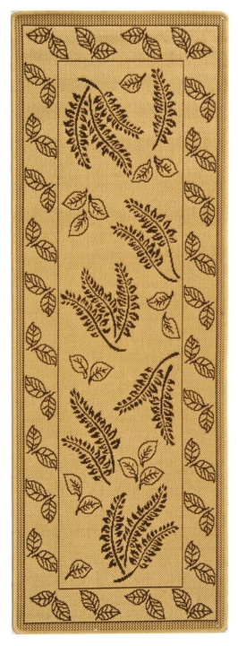 Leaf-Patterned Area Rug | Indoor-Outdoor Rugs - Safavieh