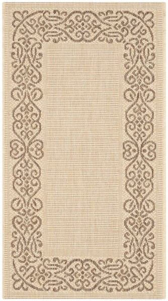Scroll Border Outdoor Carpet | Safavieh Indoor-Outdoor Rugs