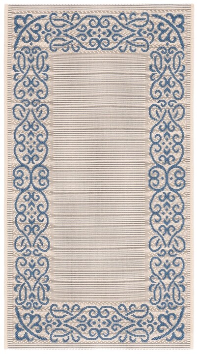 Blue Scroll Indoor Outdoor Rug - Safavieh.com