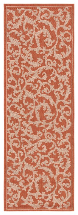 Rust & Natural Indoor Outdoor Rug - Safavieh.com