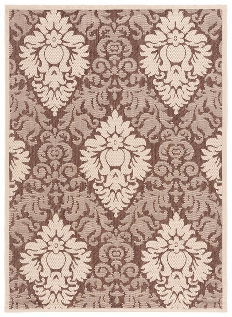 Natural Damask Area Rug | Safavieh Indoor Outdoor Rugs