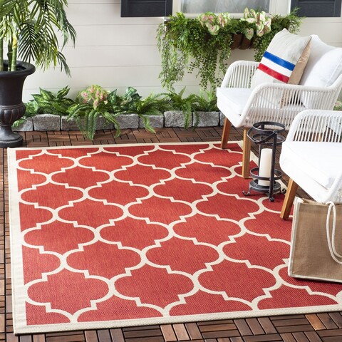 Mosaic Tile Outdoor Rug | Fade-Resistant Rugs - Safavieh