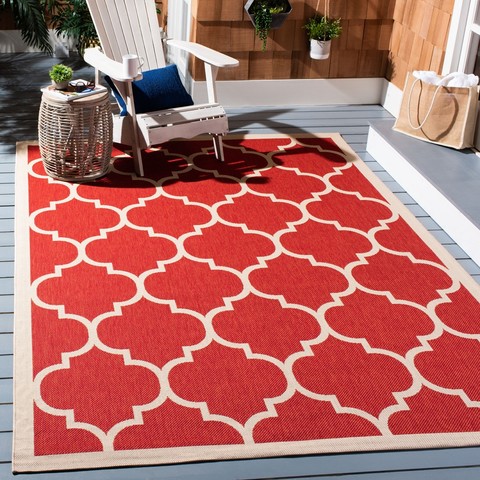 Mosaic Tile Outdoor Rug | Fade-Resistant Rugs - Safavieh