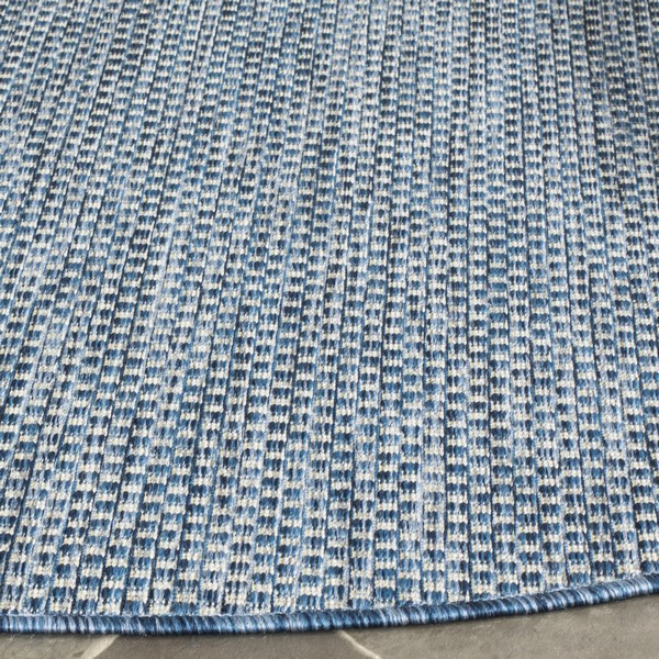 Indoor Outdoor Rug | Courtyard Navy & Gray Rug – Safavieh