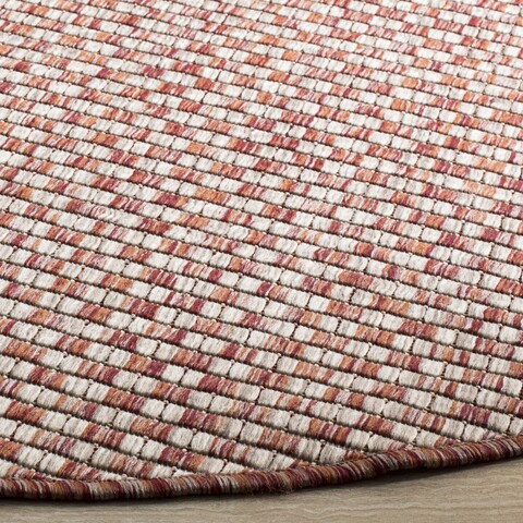 Indoor Outdoor Rugs | Rust & Grey Courtyard – Safavieh.com