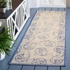 Blue Vine Scroll Area Rug | Safavieh Indoor-Outdoor Rugs