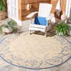 Blue Vine Scroll Area Rug | Safavieh Indoor-Outdoor Rugs