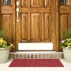 Two-Toned Red Damask Rug | Safavieh Indoor-Outdoor Rugs