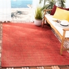 Two-Toned Red Damask Rug | Safavieh Indoor-Outdoor Rugs