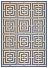 Blue Geometric Indoor-Outdoor Floor Covering - Safavieh