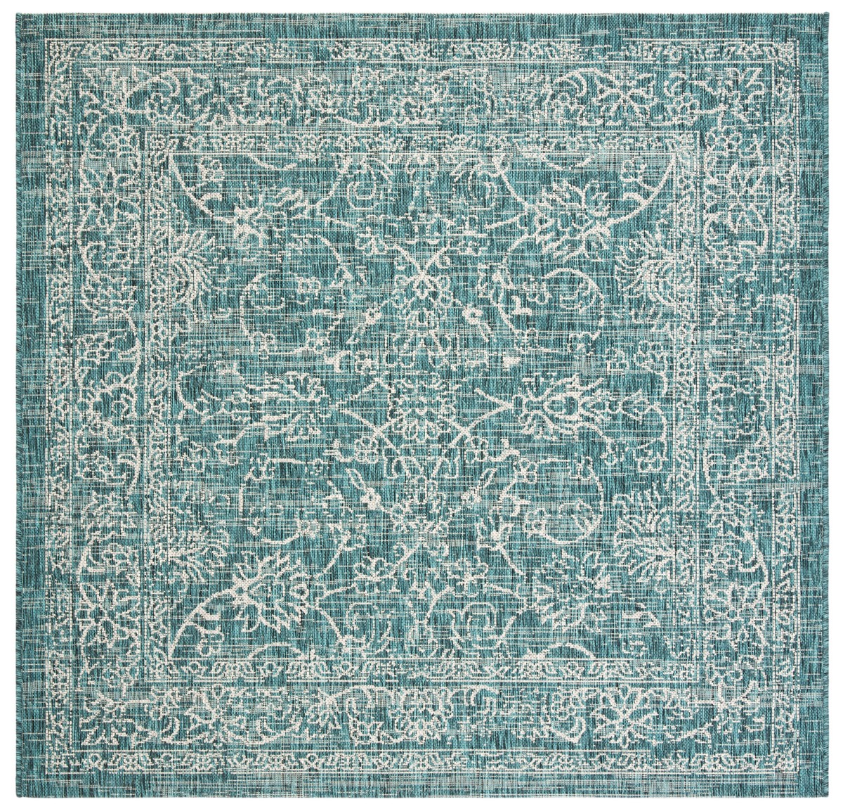 Indoor-Outdoor Area Rug | Turquoise | Courtyard – Safavieh