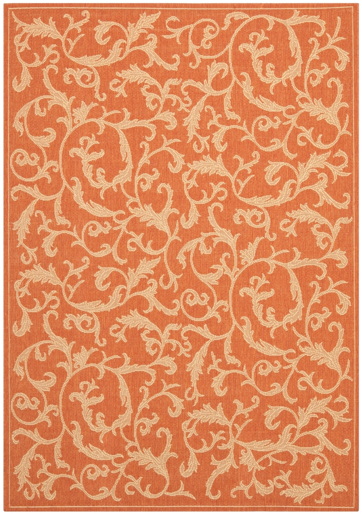 Rust & Natural Indoor Outdoor Rug - Safavieh.com