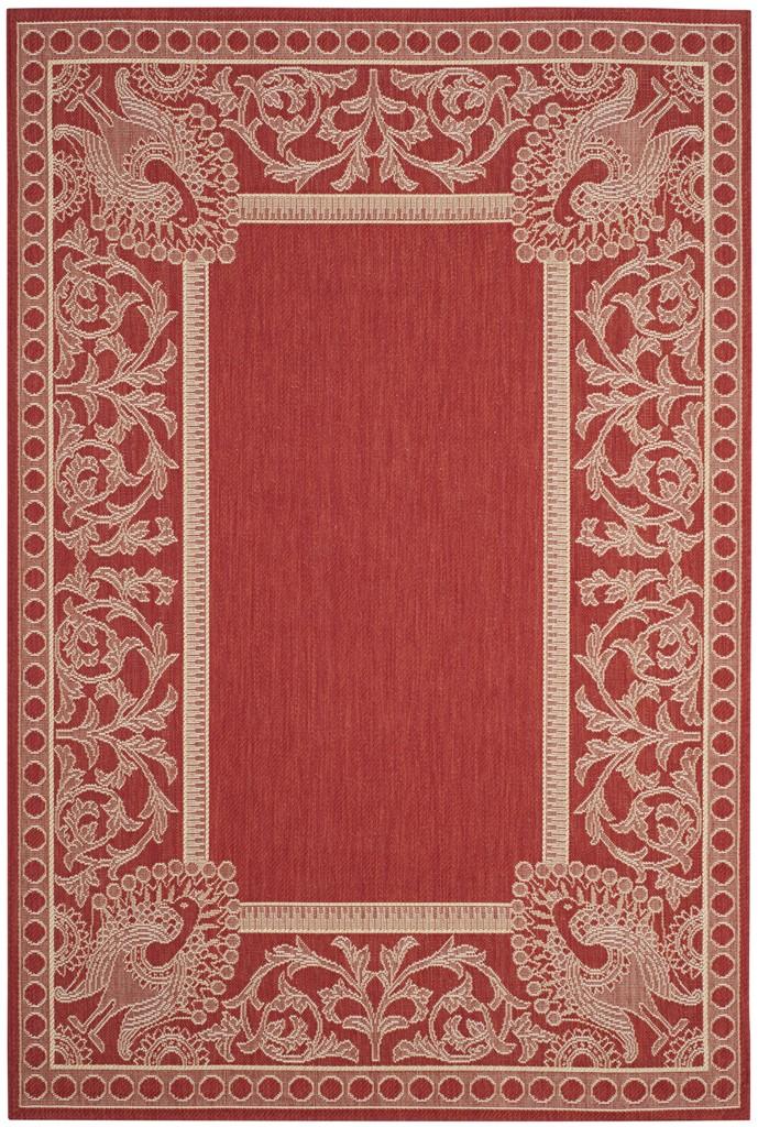 Bird Motif Outdoor Rug | Courtyard Collection - Safavieh.com