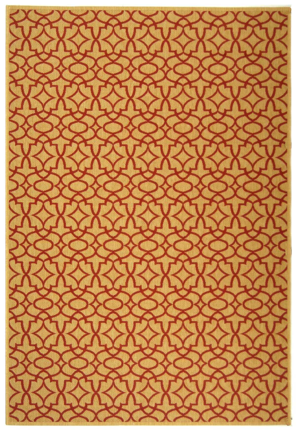 Red Geometric Outdoor Area Rug | Safavieh.com