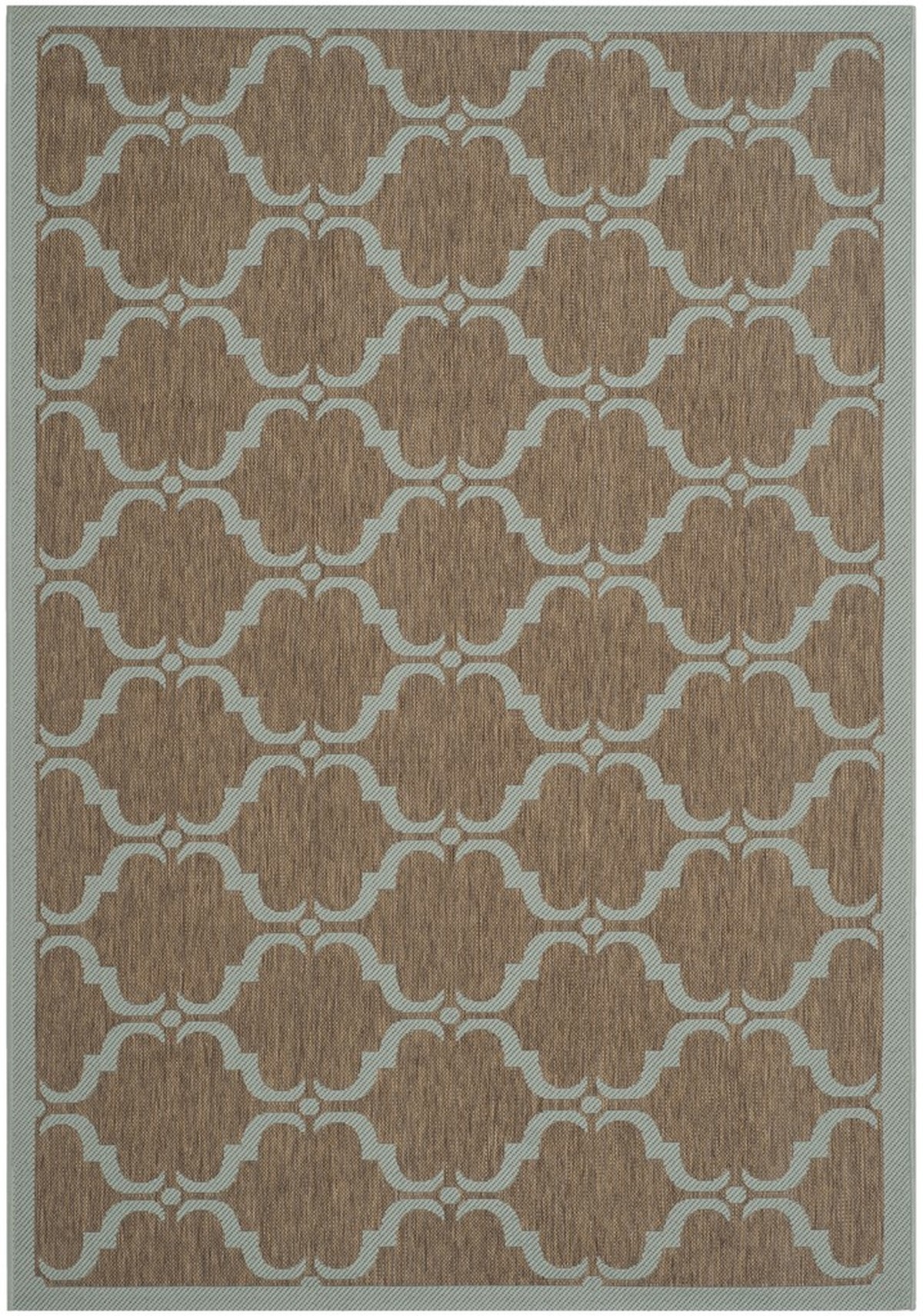 Brown and Aqua Porch Rug - Safavieh.com