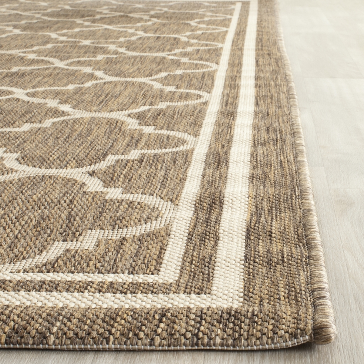 Brown Mediterranean Tile Indoor-Outdoor Rug - Safavieh