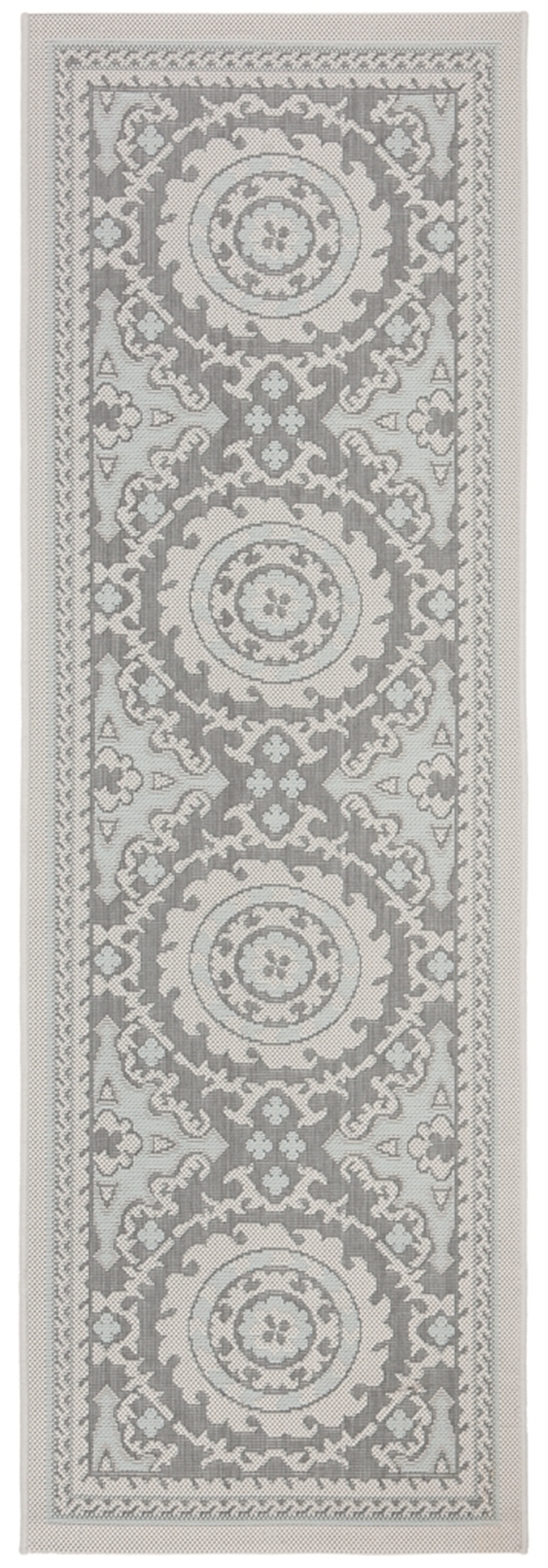 Mosaic Tile Patio Rug | Courtyard Collection - Safavieh.com