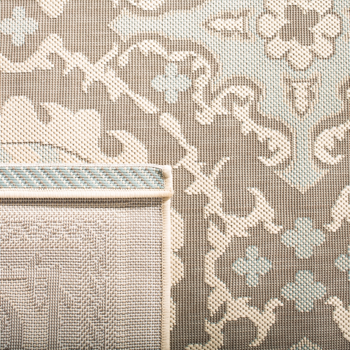 Beige Mosaic Tile Area Rug | Safavieh Indoor-Outdoor Rugs