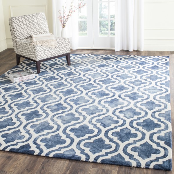 Rug DDY537N - Custom Size Rugs, Dip Dye Area Rugs by Safavieh