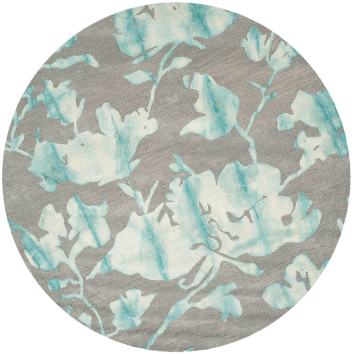 Dip Dye Rugs | Blue Tie-Dye Flower Area Rug - Safavieh