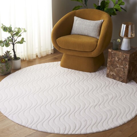 Rug FRF882A - Bedroom, Dining Room, Faux Rabbit Fur, Home Office ...