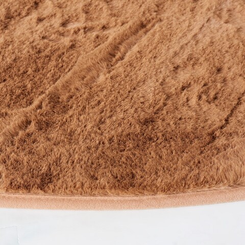 Rug FRF976T - Bedroom, Dining Room, Faux Rabbit Fur, Home Office ...