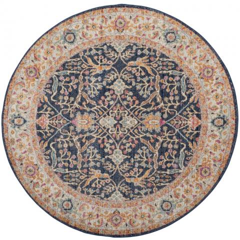 Blue & Orange Traditional Area Rug - Safavieh.com