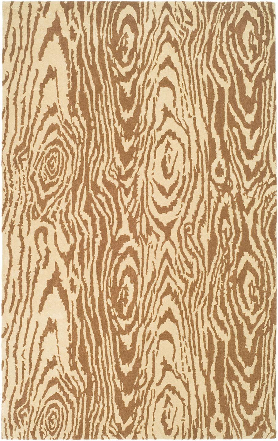 Rug MSR4534A Layered Faux Bois - Bedroom, Dining Room, Entryway, Home ...