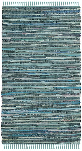 Rug RAR127C - Rag Rug Area Rugs by Safavieh