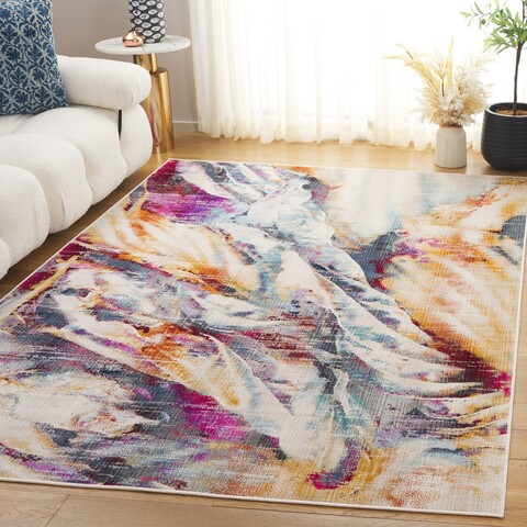 Outdoor Rugs | Colorful Indoor-Outdoor Rug - Rainbow by Safavieh