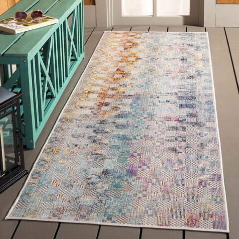 Outdoor Rugs | Colorful Indoor-Outdoor Rug - Rainbow by Safavieh