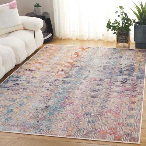 Outdoor Rugs | Colorful Indoor-Outdoor Rug - Rainbow by Safavieh