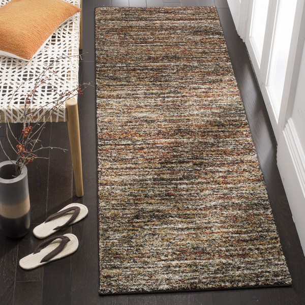 White & Gold Retro Rug | Mid-Century Mod Rugs - Safavieh