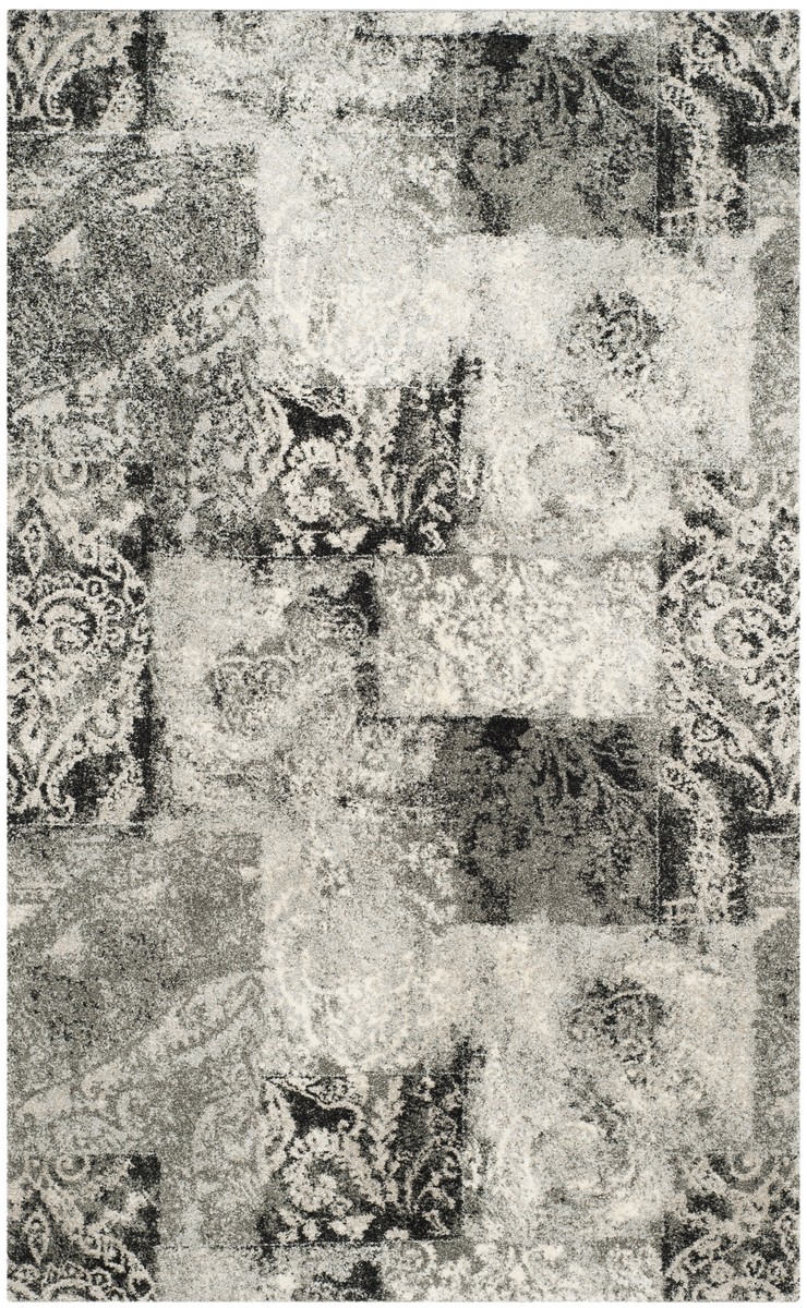 Retro Rugs | Grey '60's-Inspired Retro Rug - Safavieh.com