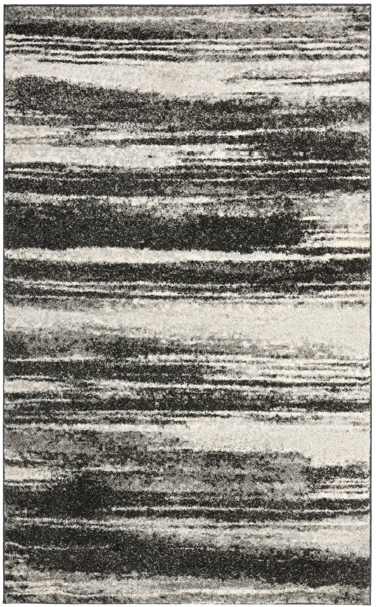 Retro Rugs | Grey 60's Inspired Carpet - Safavieh