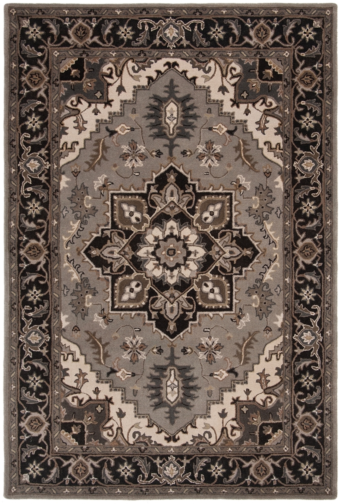 Rug ROY700G - Bedroom, Dining Room, Home Office, Living Room, Royalty ...