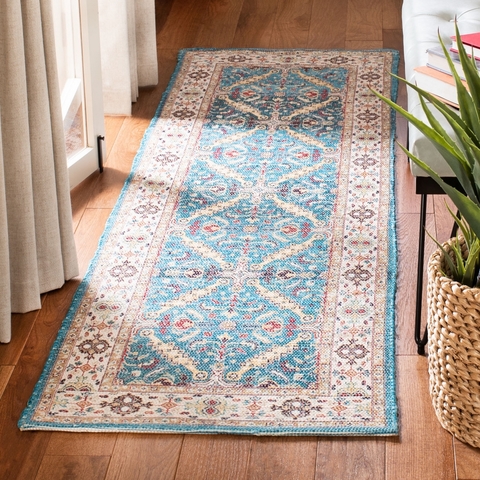 Colorful Flat Weave Rugs | Saffron Cotton Rug Collection - Safavieh