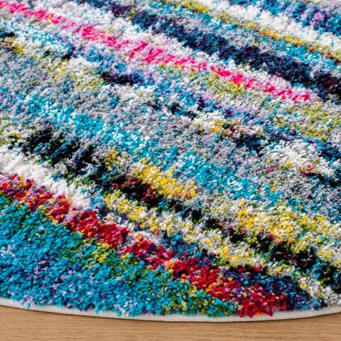 Multi-Colored Shag Rug | Fiesta Shag Collection - Safavieh.com